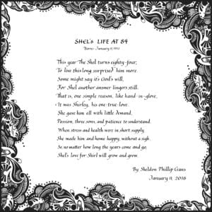 Personal Poem ~ Beautiful Calligraphy